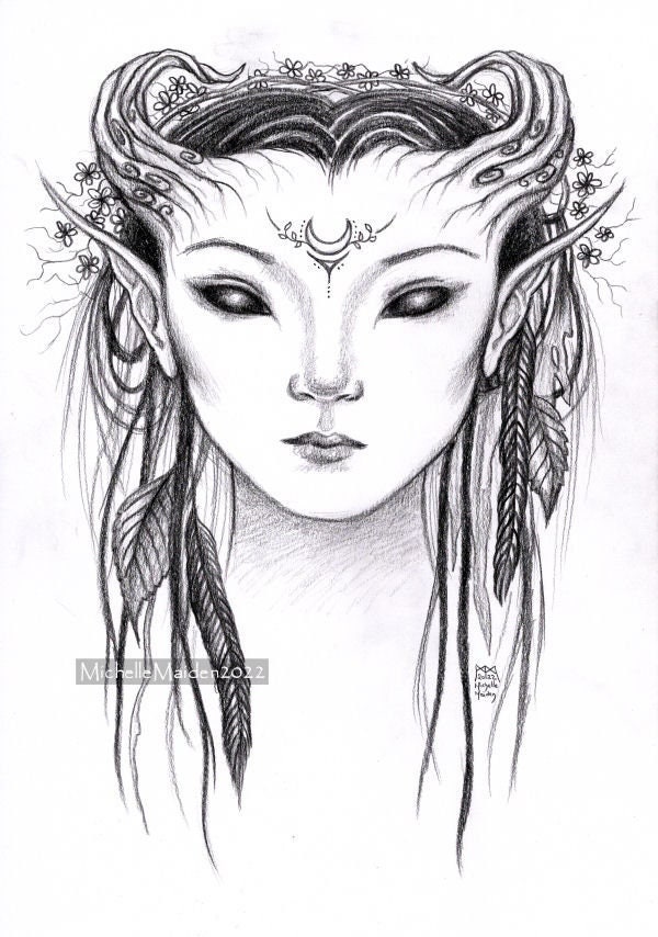 Fairy Face Drawing