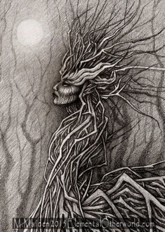 Pencil Drawings Of Dark Fairies