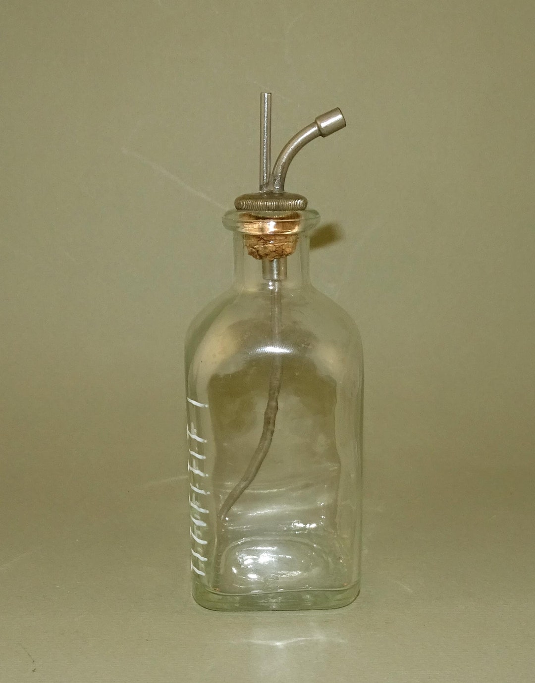 Old Anesthesia Ether Chloroform Surgery Bottle, Medical Clear Glass ...