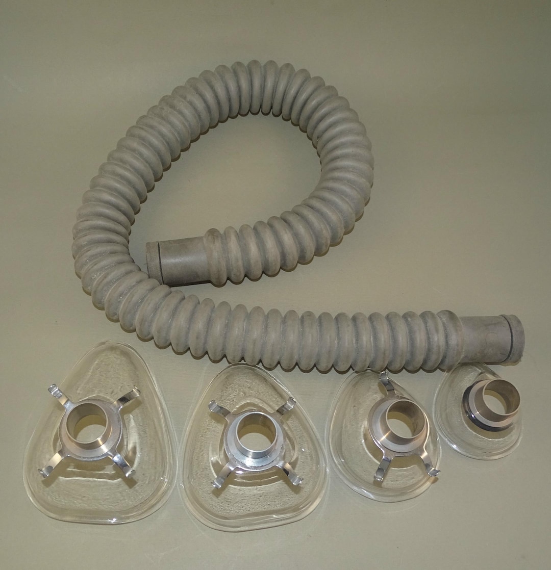 4 Vintage Anesthesia Ether Chloroform Surgery Celluloid Mask ...