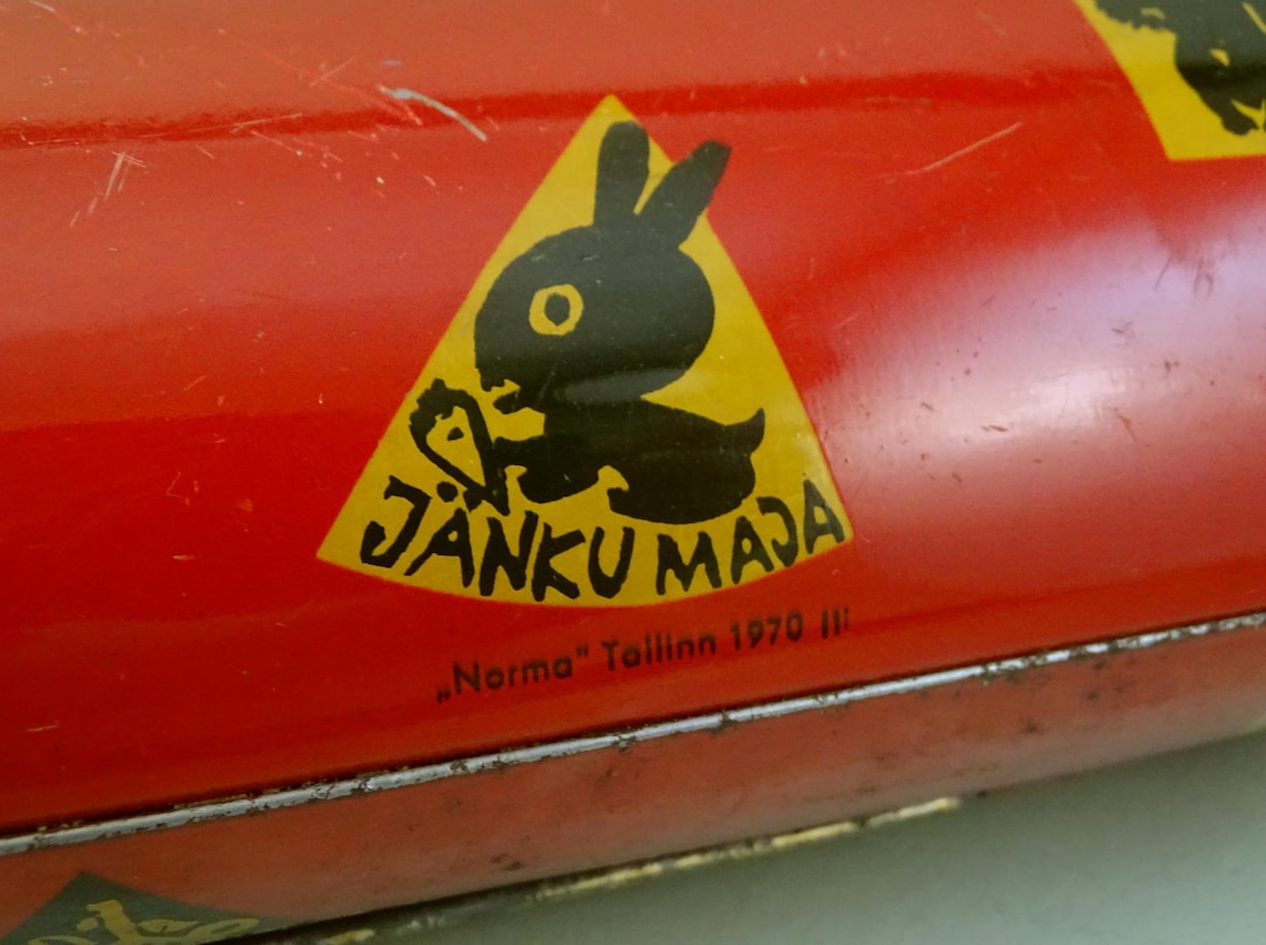 Vintage Old Russian, Soviet, USSR Child Tin Lunch Box Bag, NORMA, 1970 ...