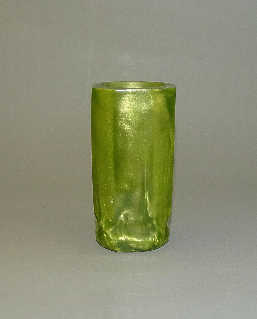 Vintage Green Lava Flow Catalin Bakelite Vase, Bakelite Vase, Catalin ...