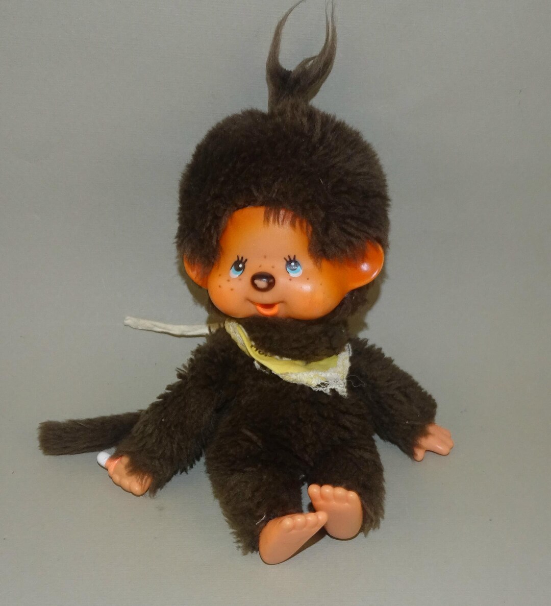 Vintage Old Monchhichi Monkey Baby Doll, Monchhichi Plush Doll With ...