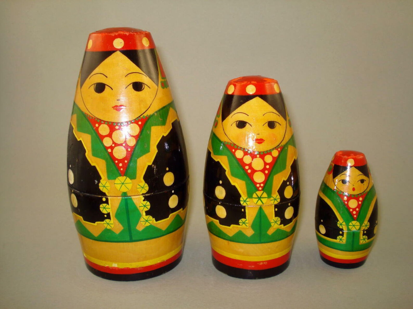 Rare & Vintage Old Russian Soviet Nesting Dolls USSR DRUZBA | Etsy