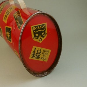 Vintage Old Russian, Soviet, USSR Child Tin Lunch Box Bag, NORMA, 1970 ...