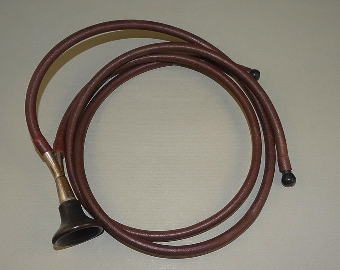 1910-20s Old Doctor Stethoscope Bell Shape With Brass Parts and Red ...