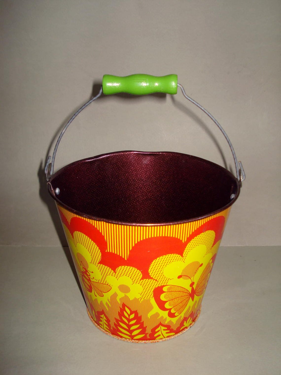 Vintage Old Russian Soviet Tin Toy Sand Pail NORMA With Bee - Etsy