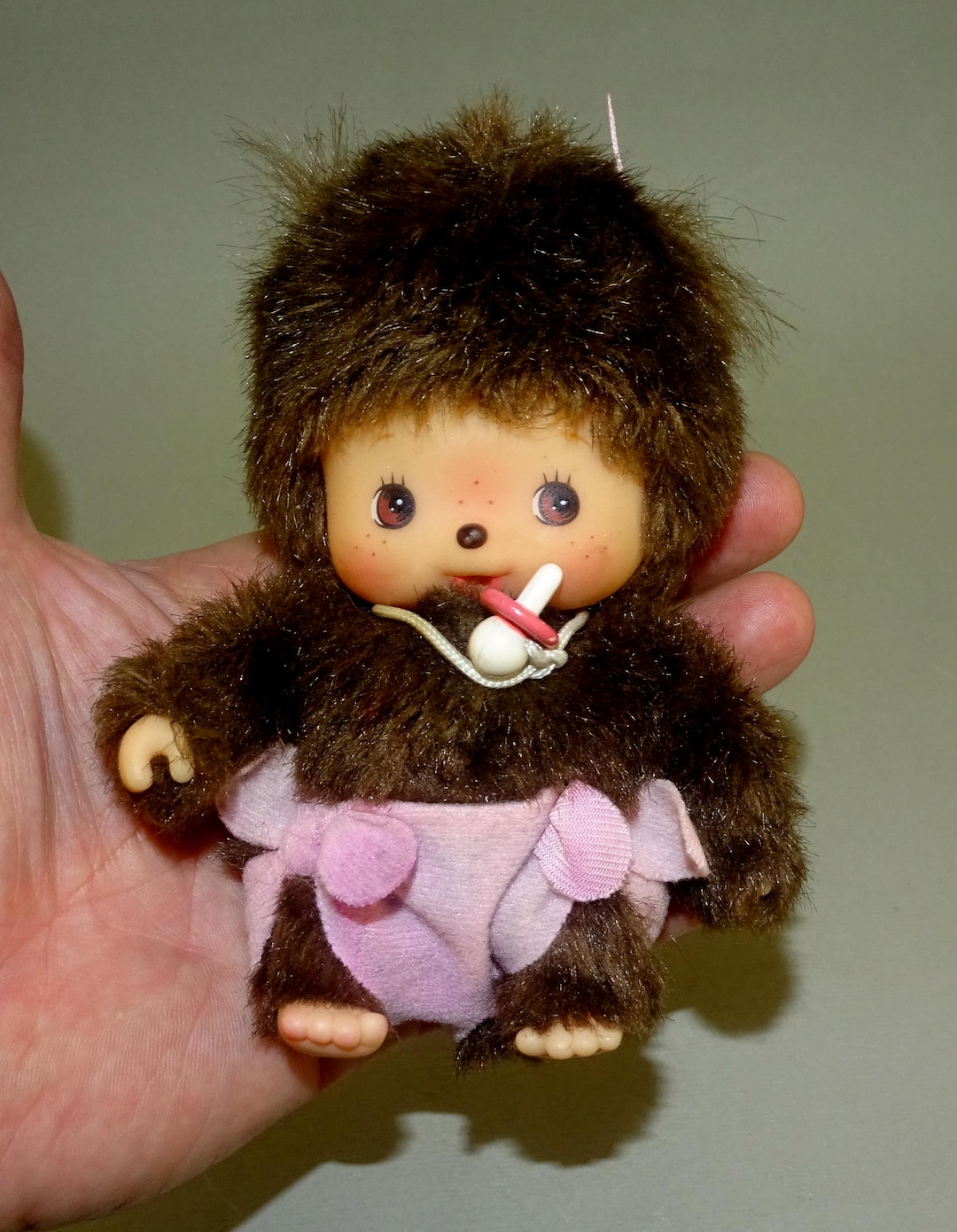 Vintage Old Monchhichi Monkey Baby Doll, Monchhichi Plush Doll ...