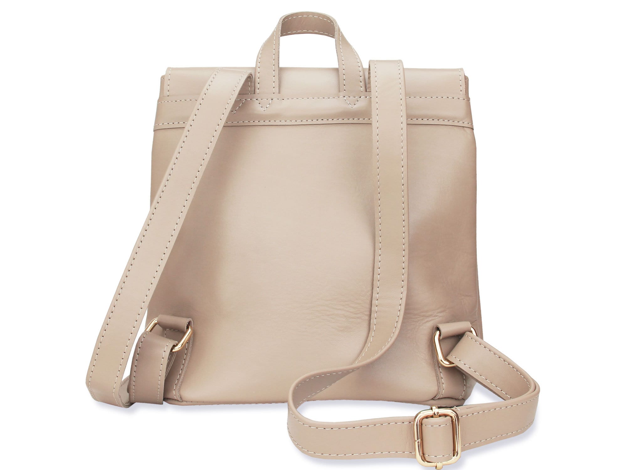 Rucksack RUNA - Beige aus Leder - Etsy.de