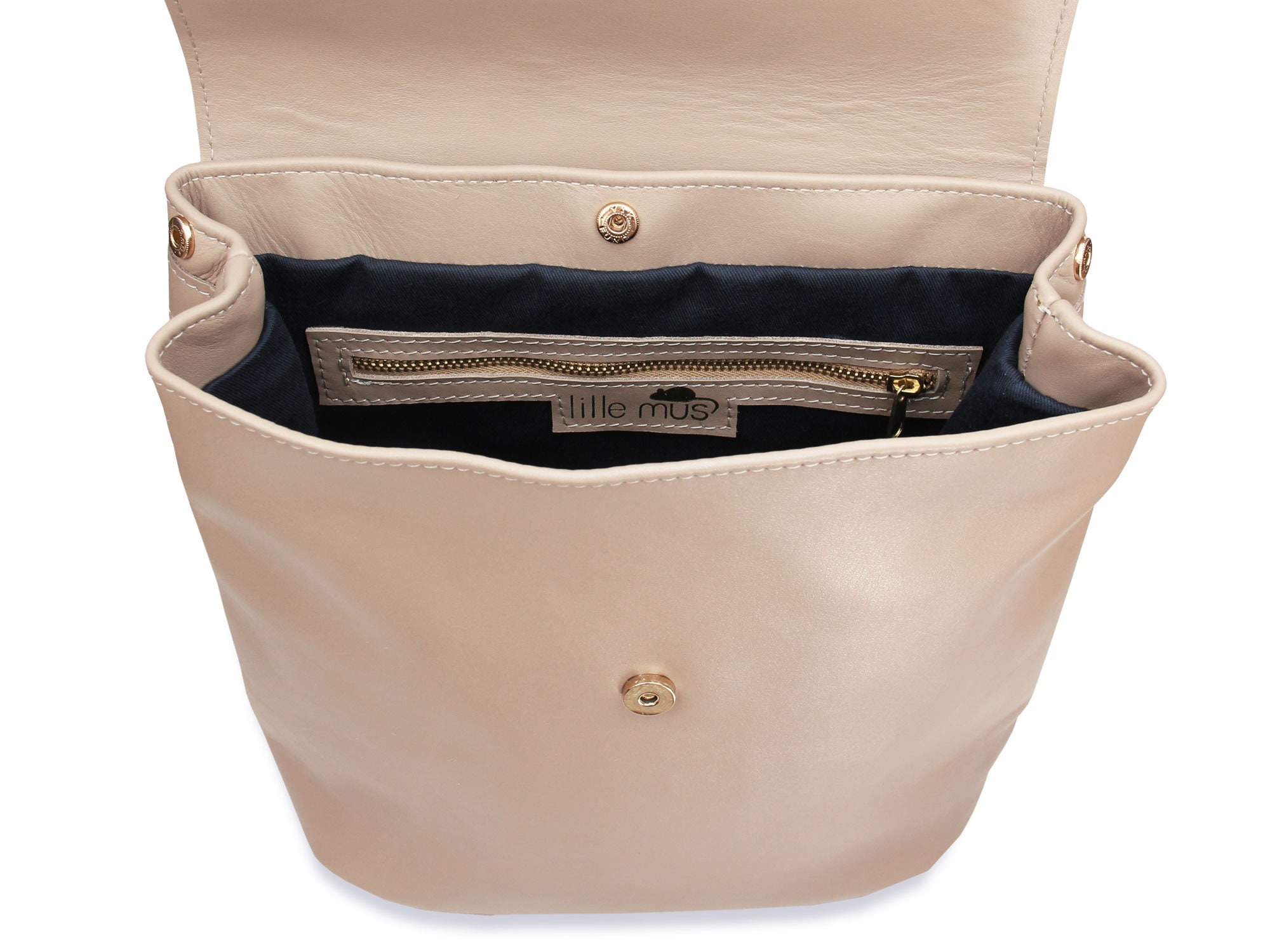 Rucksack RUNA - Beige aus Leder - Etsy.de