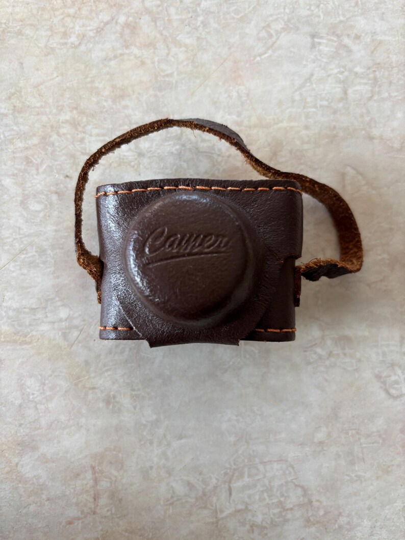 Vintage 1950 Arrow Miniature Spy Camera With Brown Leather Case Made in ...