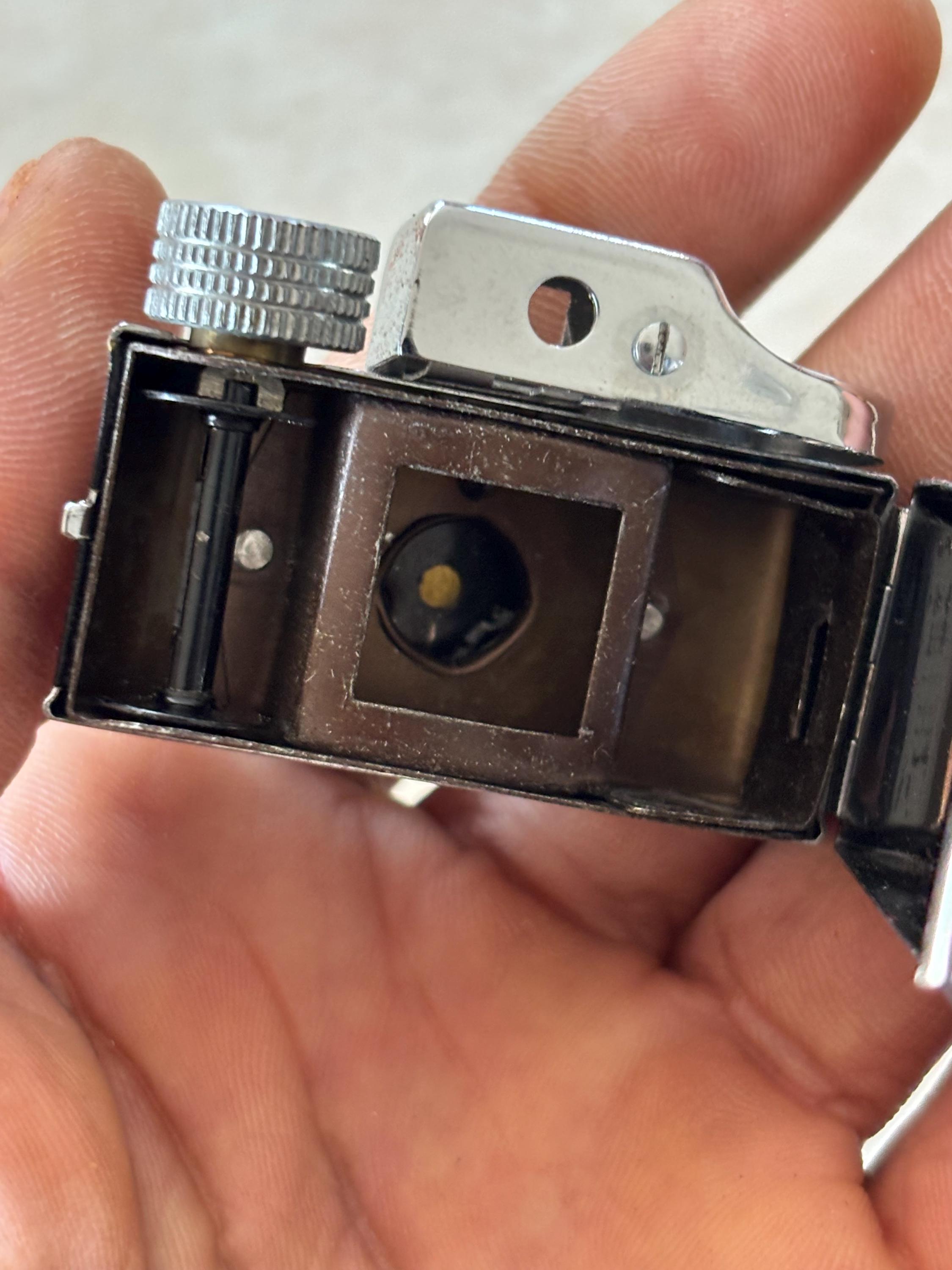 Vintage 1950 Arrow Miniature Spy Camera With Brown Leather Case Made in ...