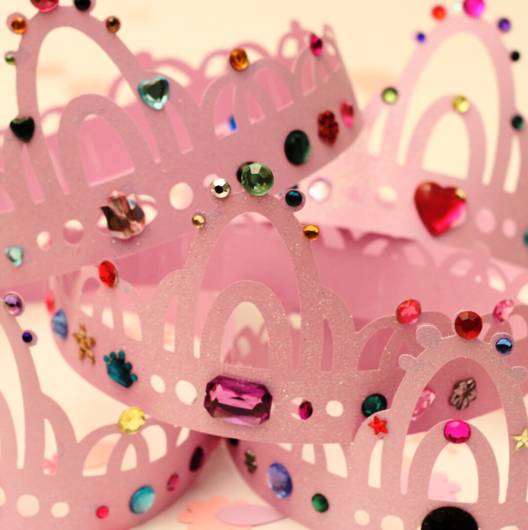 Princess Party Crown Tiara Activity Package in Purple Perfect - Etsy