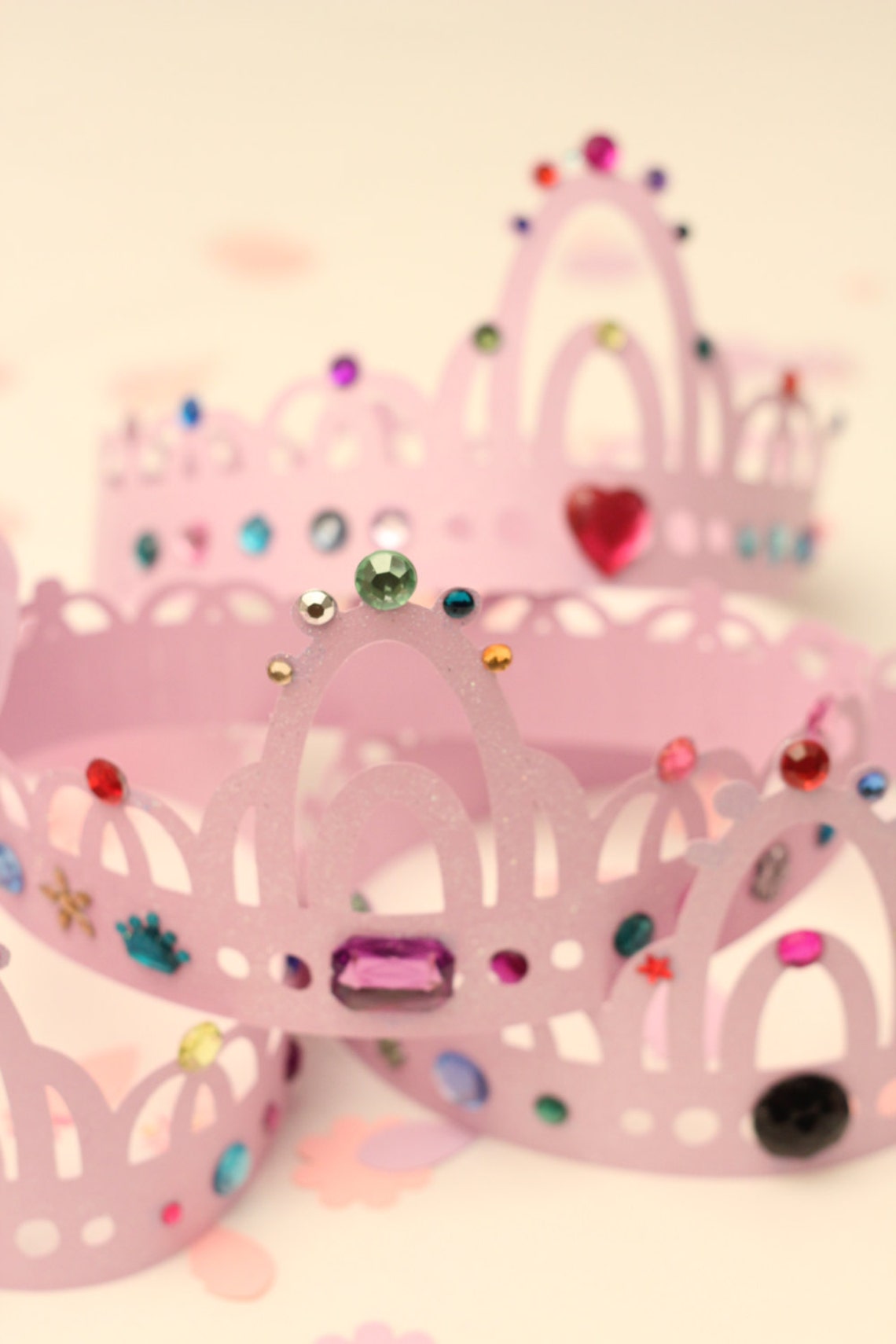 Princess Party Crown Tiara Activity Package in Purple Perfect - Etsy