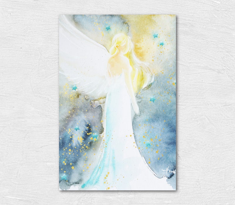 Abstract Angel Art Photo "guardian of the Stars", Perfect as Birthday ...