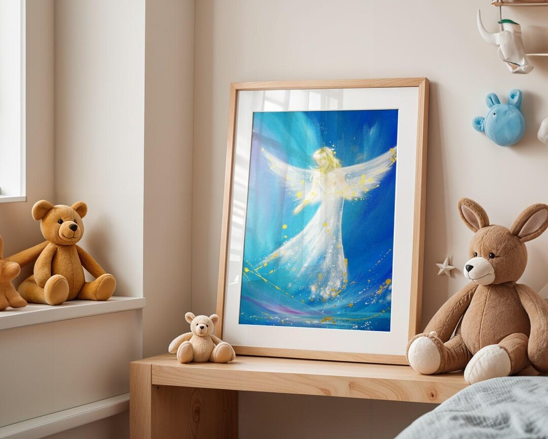 Guardian Angel Poster - Angel Poster - Wall Art "accompanied on Your ...