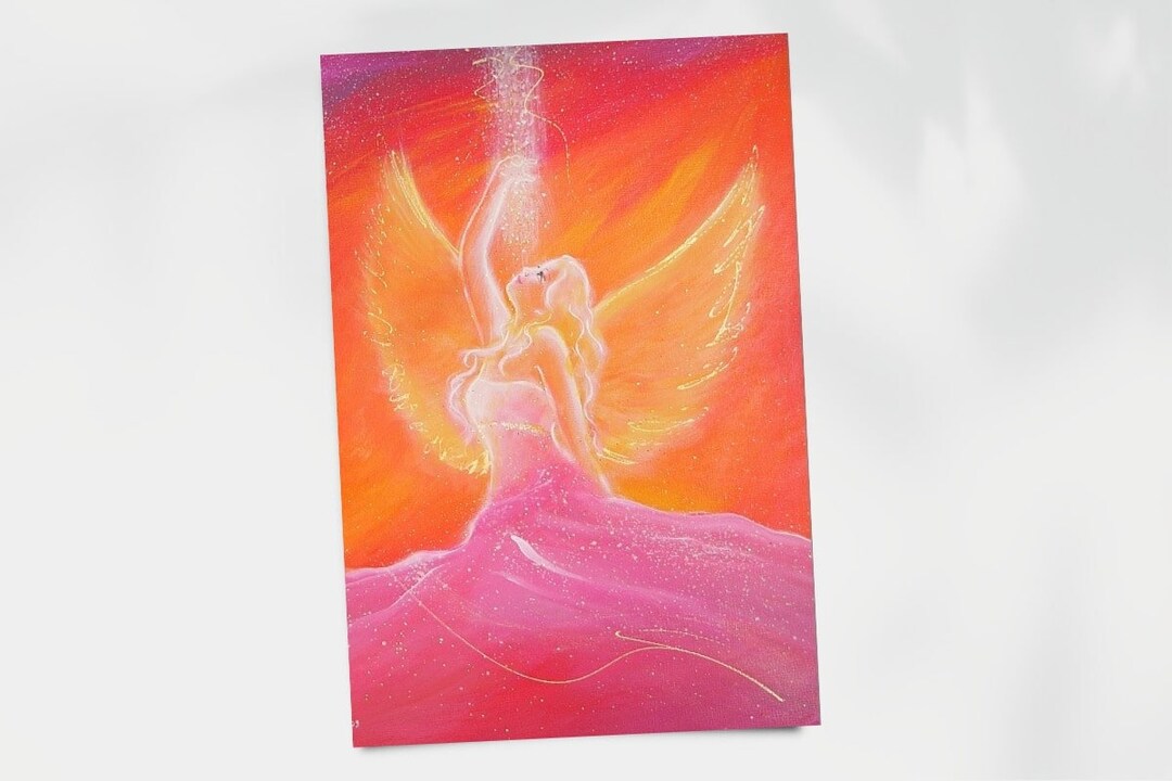 Angel Poster - Picture 'feeling the Magic' - Spiritual Strengthening ...