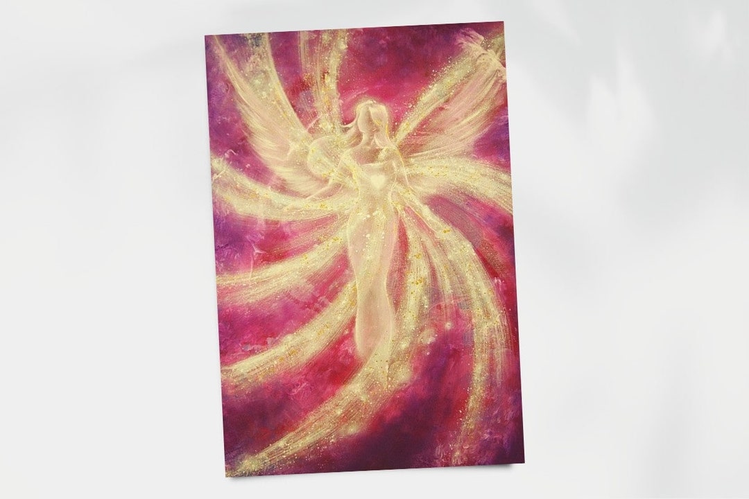 Angel Wall Poster - Picture 'feeling the Angels Love' - Spiritual ...