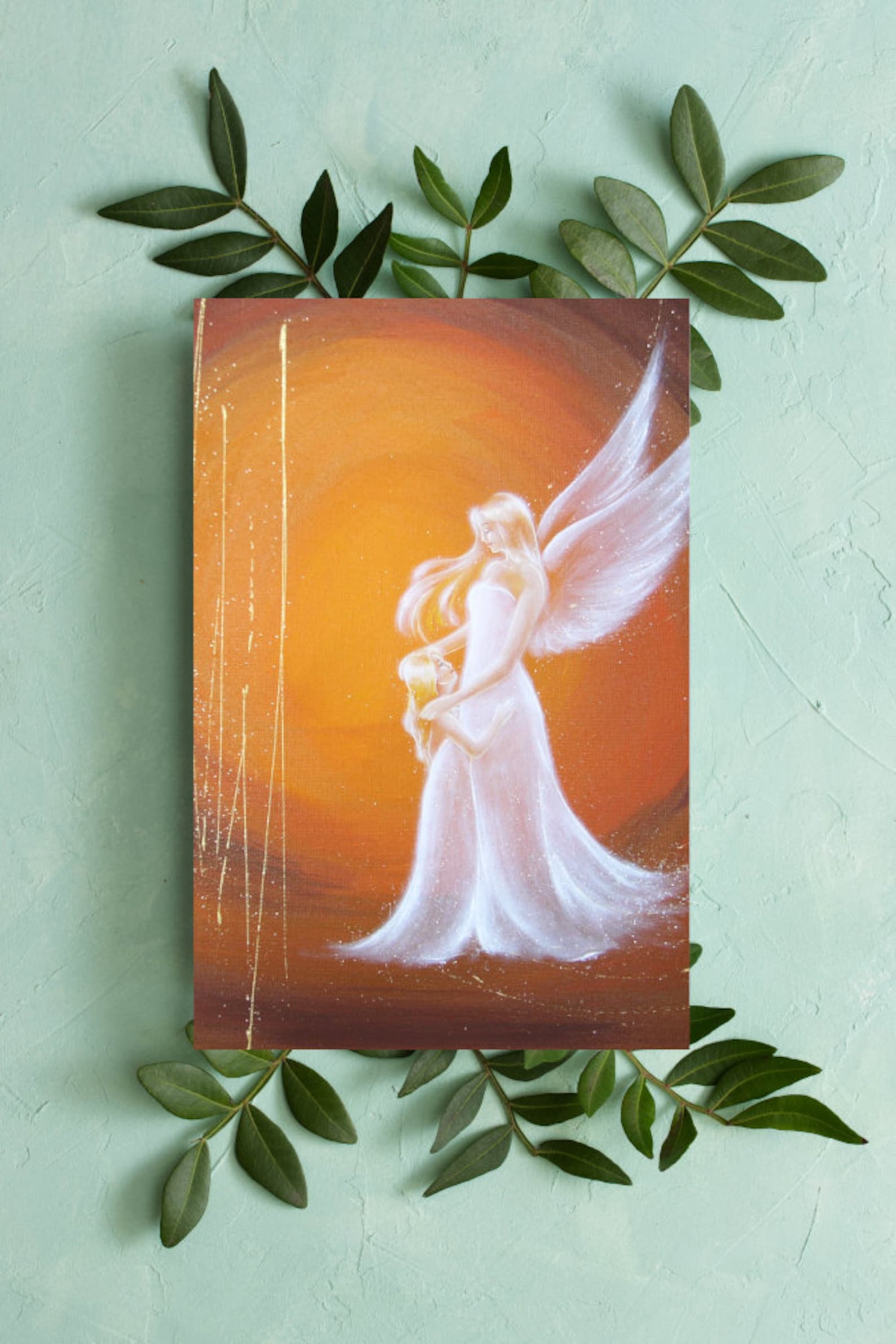 Angel Canvas Art Print Streched on Wooden Frame: i Am - Etsy