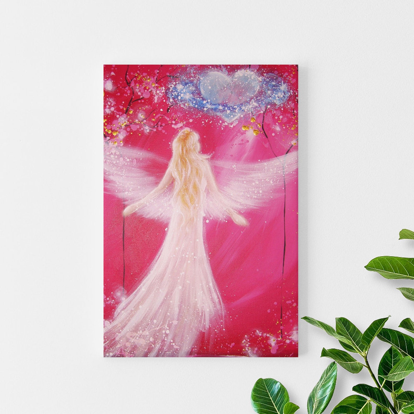 Spiritual Gifts Art Print on Canvas cosmic Love - Etsy