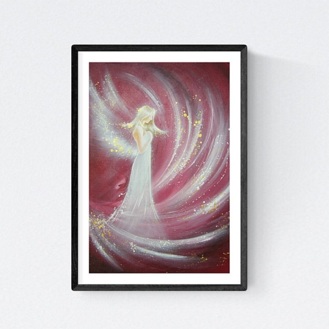 Spiritual Angel Art Photo Print "angel Energy" Guardian Angels Pic ...