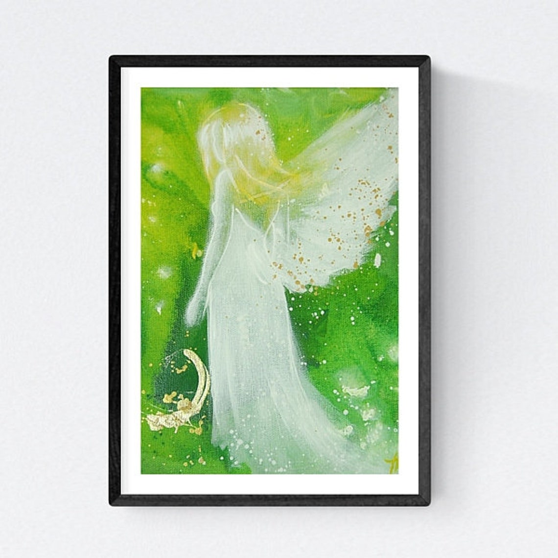 Limited Angel Art Photo Guardian Angel , Modern Angel Painting, Artwork ...
