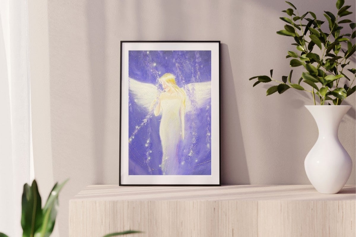 Guardian Angel Mural - Angel Poster - Wall Poster "from a Dream ...