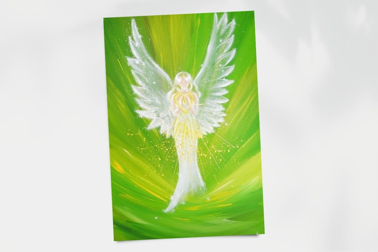 Angel Wall Poster - Picture 'feeling the Angels Love' - Spiritual ...