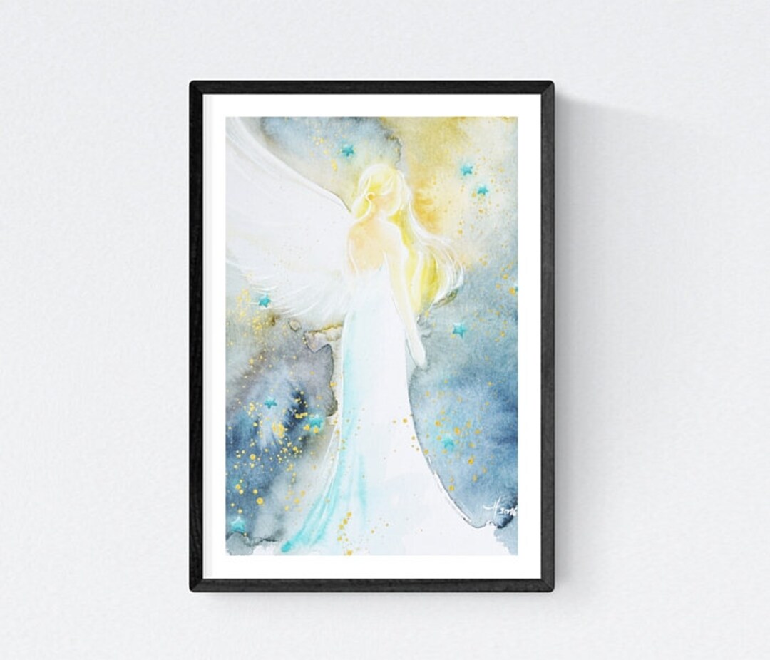 Abstract Angel Art Photo "guardian of the Stars", Perfect as Birthday ...