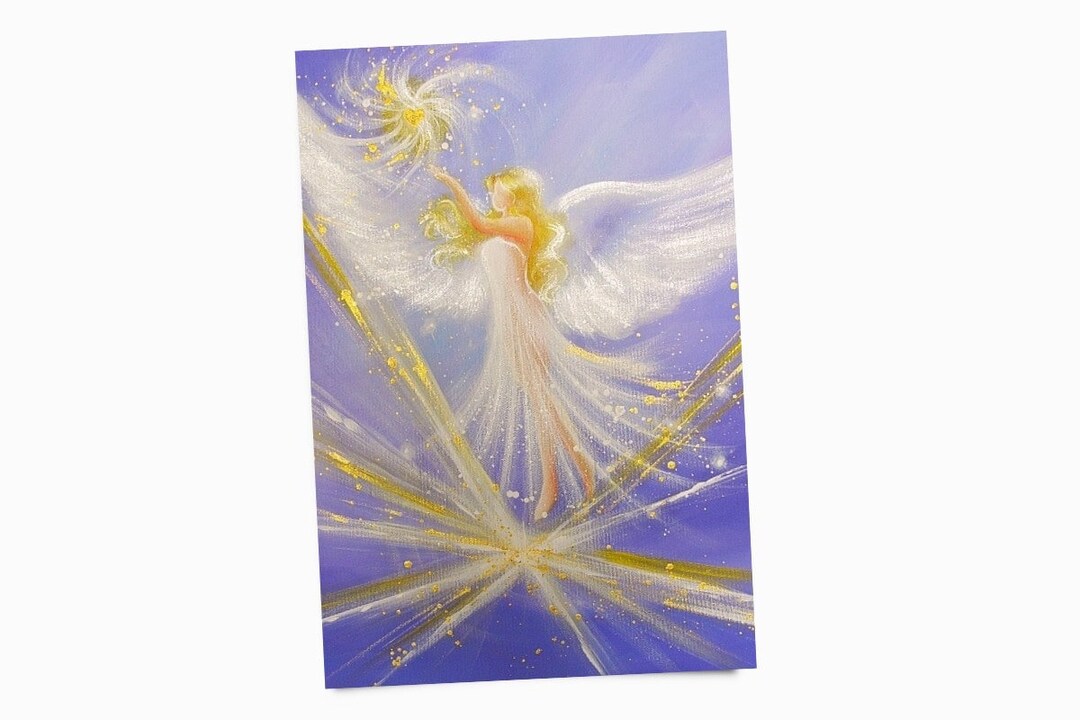 Angel Wall Poster - Picture 'following the Light' - Spiritual Recovery ...