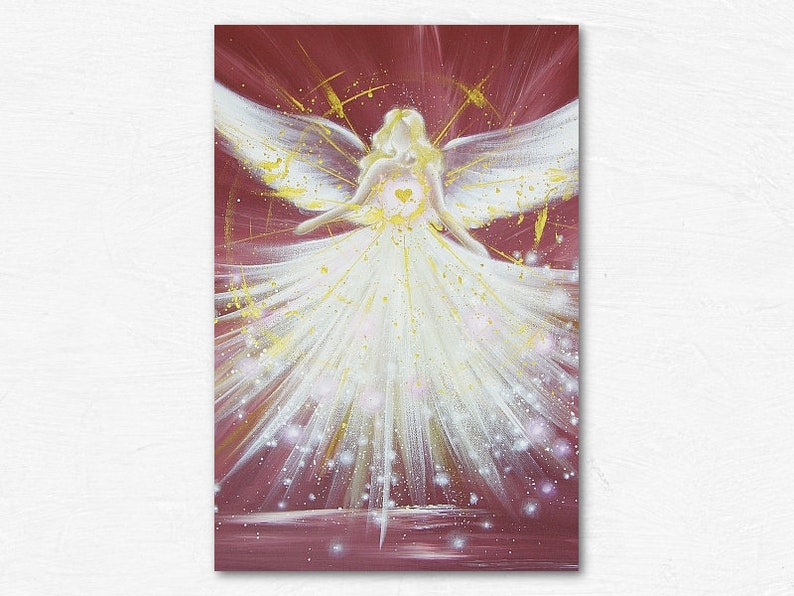 Spiritual Art Photo true Love Angel Gifts for Mom From Daughter, Rustic ...
