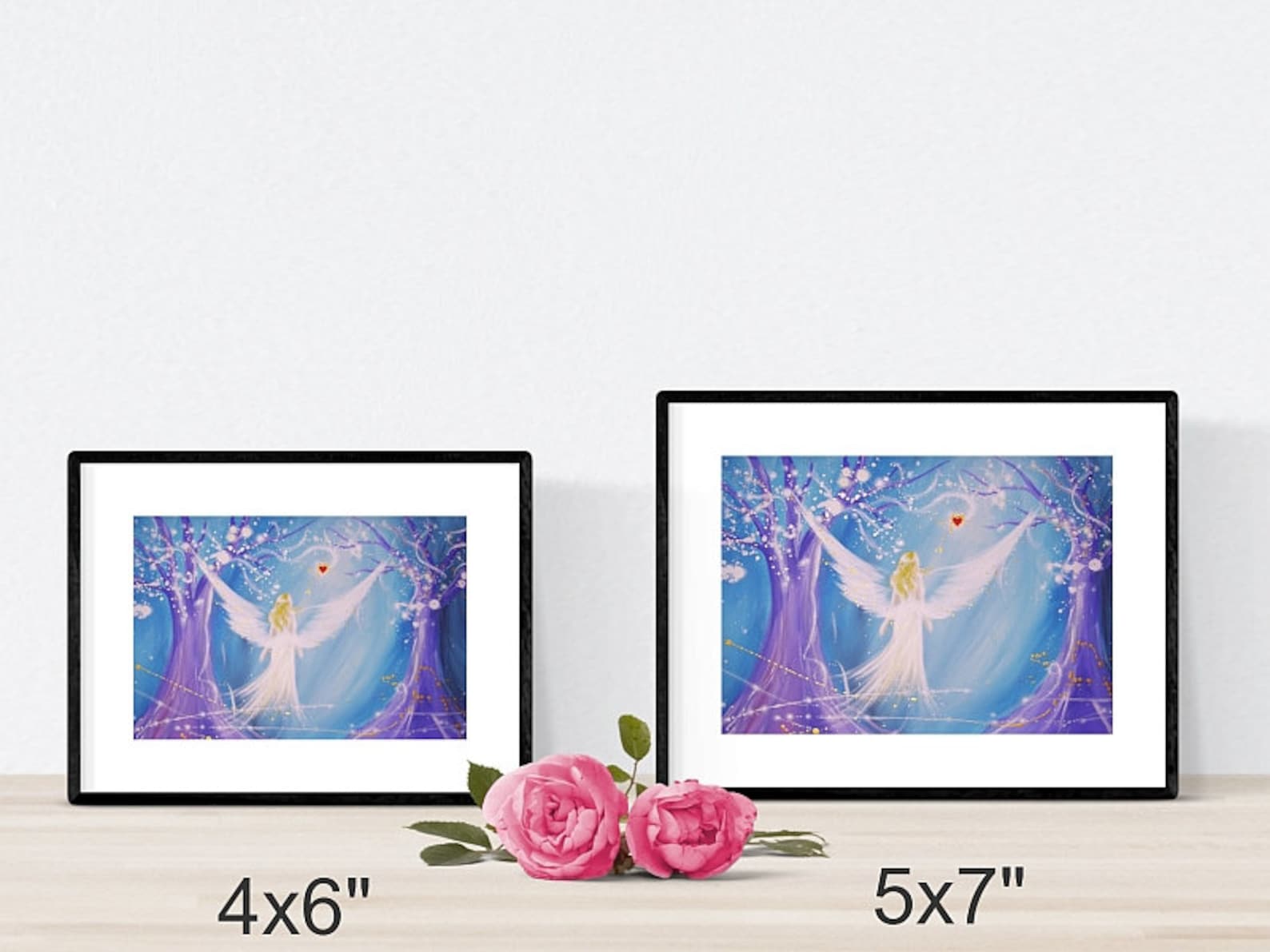 Angel Art Print Photo: in Your Heart Small | Etsy