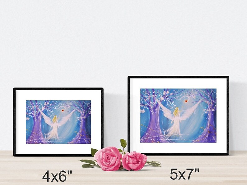 Angel Art Print, Photo: "in Your Heart" Small - Poster Wall Decor ...