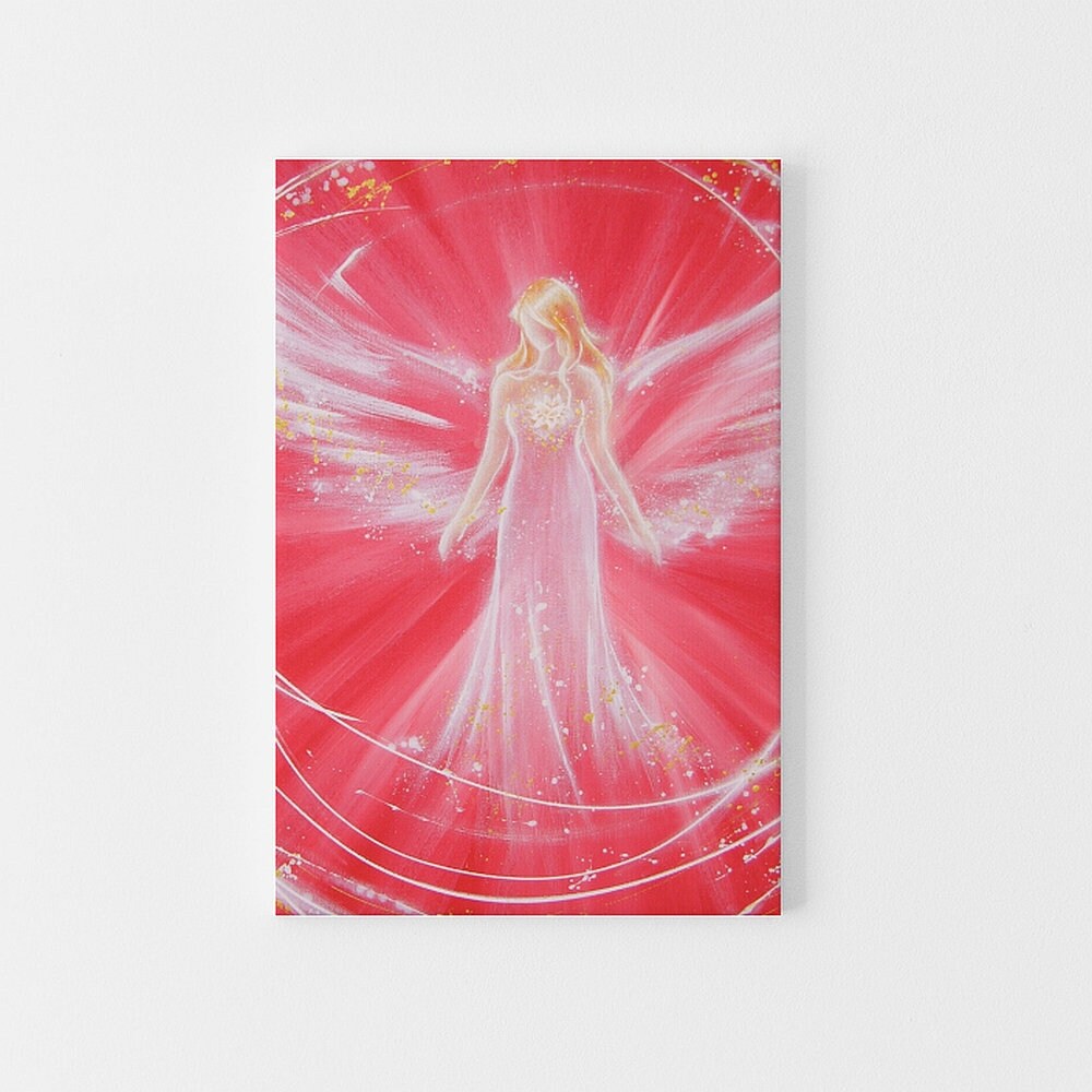 GUARDIAN ANGEL- ART Print Streched on Wooden Frame: "the Power of the ...