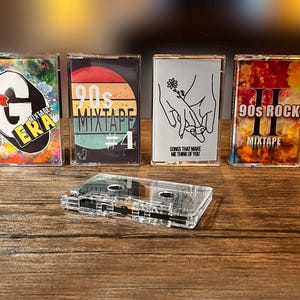 Make Your Own 60 Minute Mixtape - Custom Cassettes - Personalized Audio ...