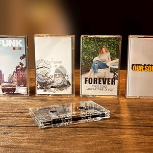 Make Your Own 60 Minute Mixtape - Custom Cassettes - Personalized Audio ...