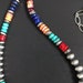 Multi Stone Bead Necklace. 22 Inch - Etsy