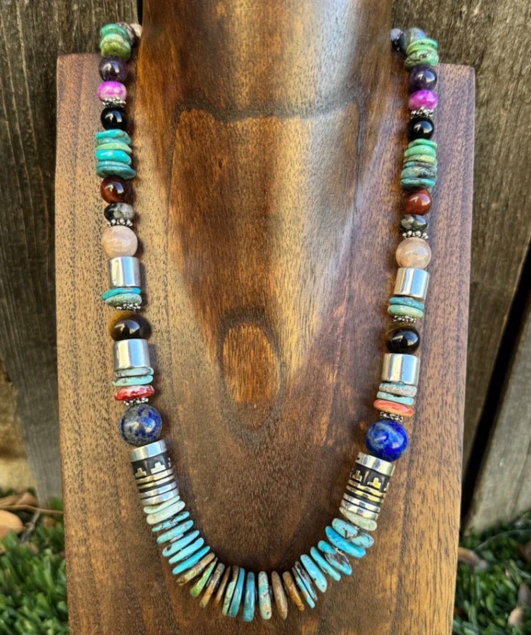 Tommy & Rosita Singer T R Sterling Silver Turquoise Bead Necklace 20 - Etsy