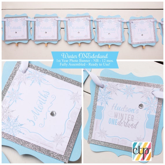 Winter ONEderland Banner Birthday Banner Photo Banner First Birthday winter-onederland-banner-birthday-banner-photo-banner-first-birthday