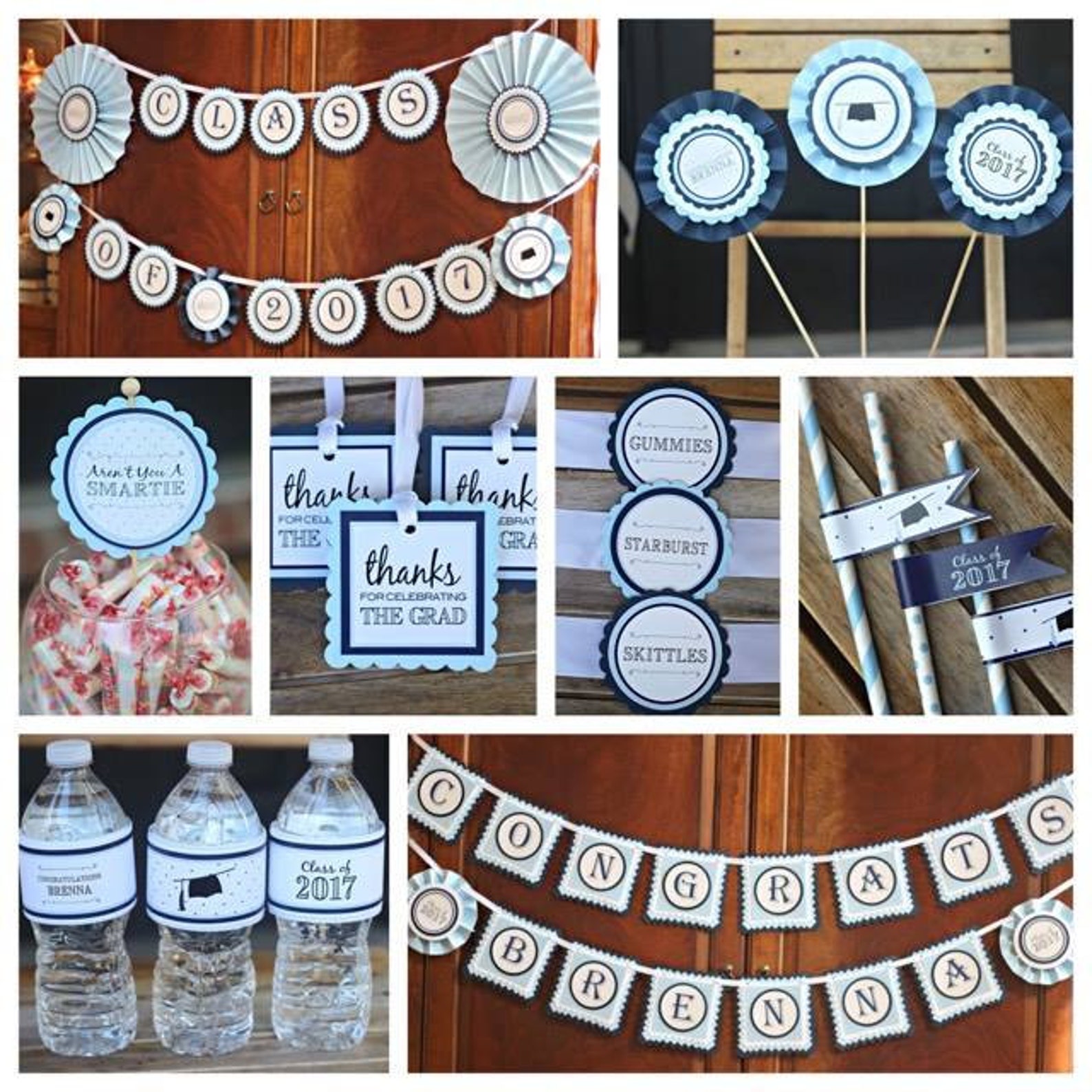 GRADUATION PARTY DECORATIONS Graduation Centerpiece Grad - Etsy