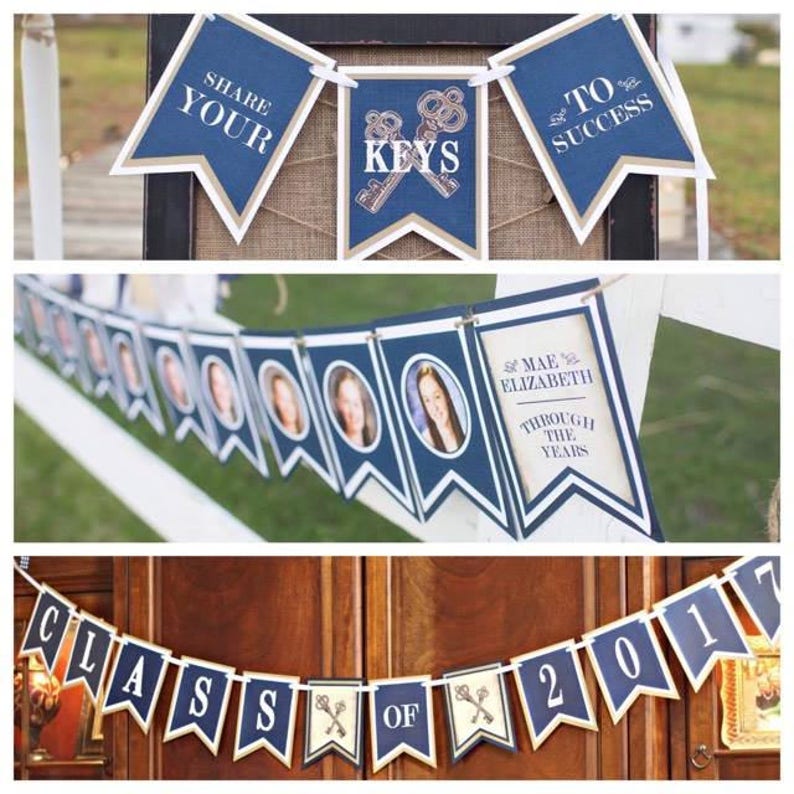 GRADUATION PARTY DECORATIONS Graduation Banner Memory Lane - Etsy