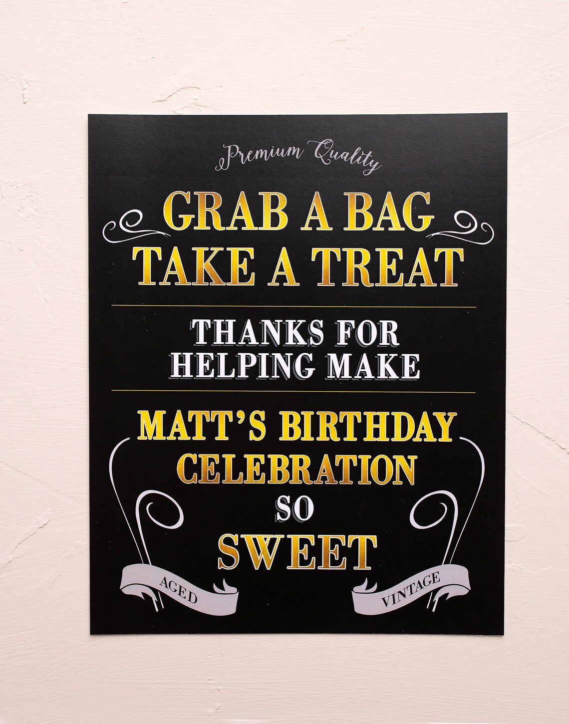 Candy Bar Sign Candy Bar Labels Sweets Table Signage | Etsy