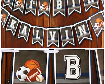 Sports Party Banner | Etsy