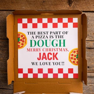 Pizza Box Money Gift, Personalized With Name, Ready Made Pizza Gift Box ...