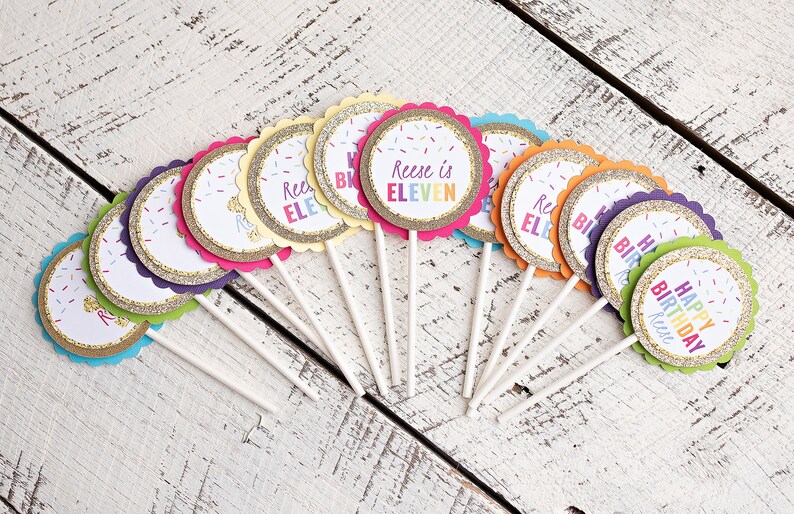 Rainbow Confetti Birthday Banner Rainbow Party Decorations - Etsy