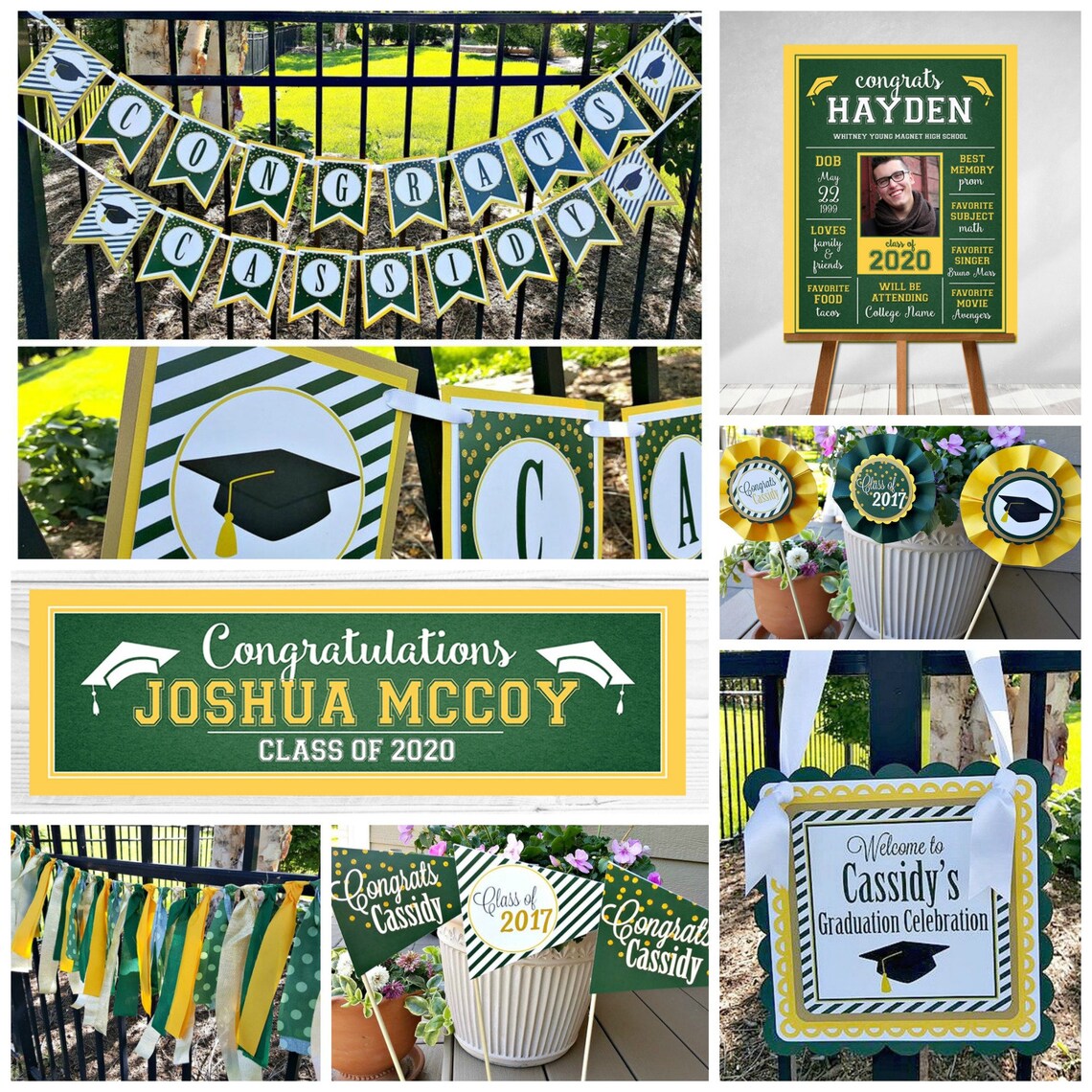 Personalized Graduation Gift Grad Photo Collage Class of - Etsy