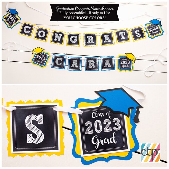 Graduation Photo Banner, Graduation Party Decorations, Grad Photo ...
