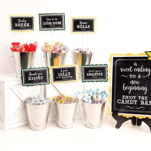 Graduation Candy Labels, Graduation Party Decor, Grad Candy Bar ...