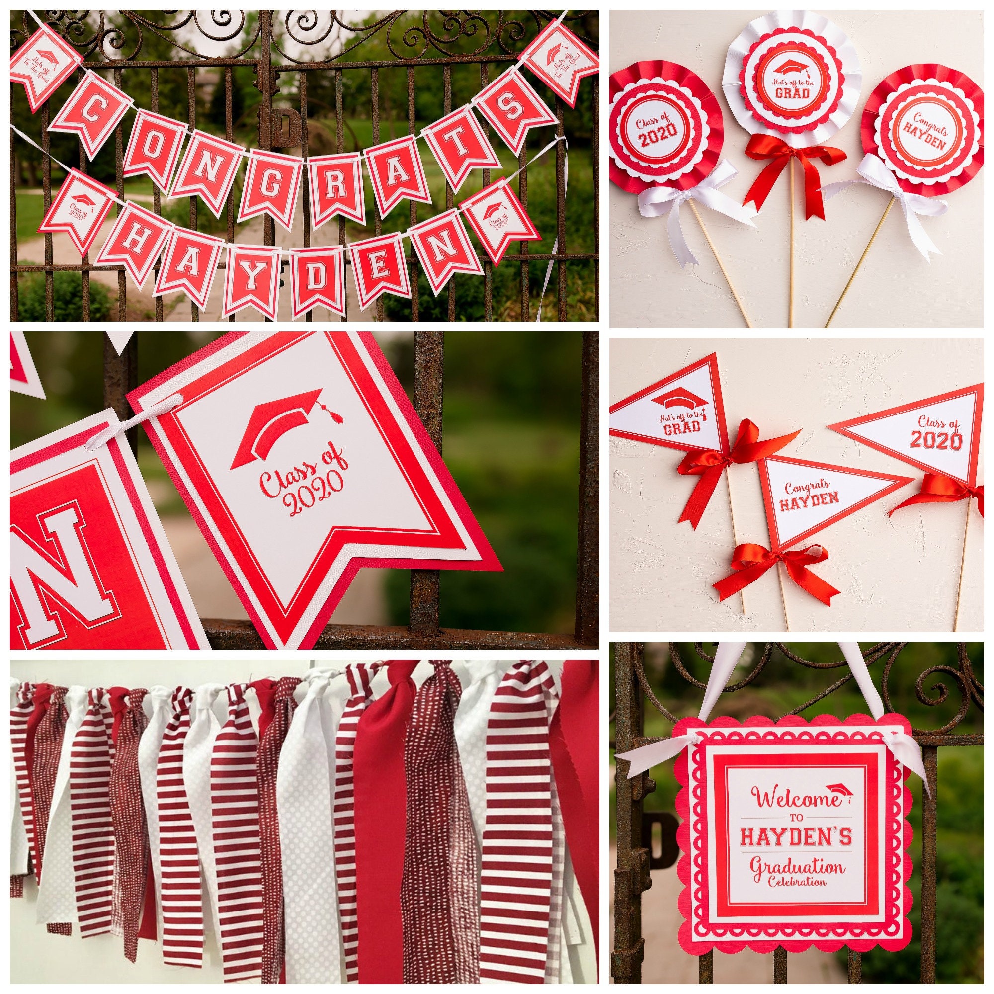 GRADUATION PARTY DECORATIONS Graduation Banner Graduation | Etsy