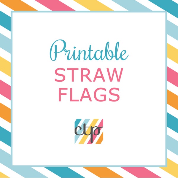 Printable Straw Flag - Etsy